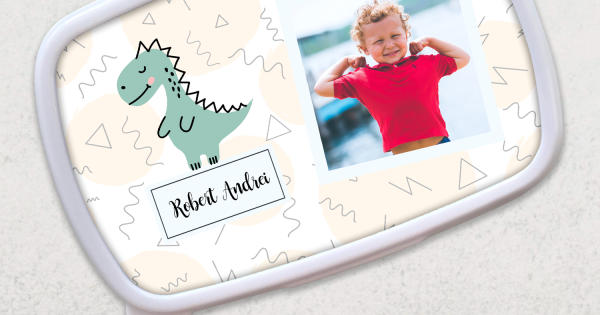 Lunch box personalizat cu poza ta
