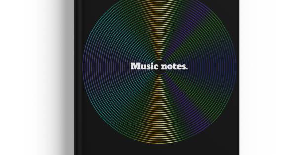 Notebook personalizat Music Notes