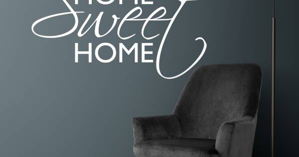 Sticker home sweet home