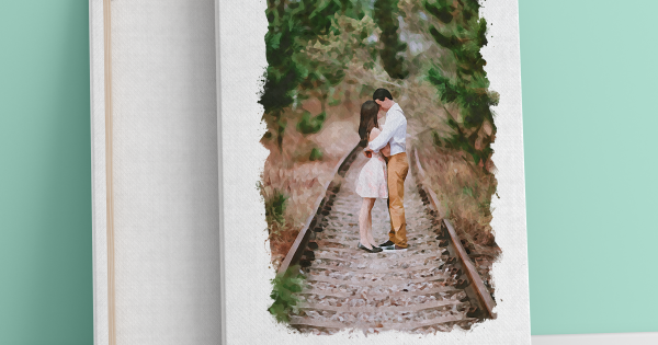 Tablou cu efect de Paint