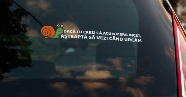 Sticker Funii cu un Melc